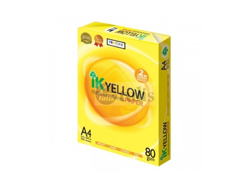 IK PAPER A4 80GSM 450S YELLOW PACK IK PAPER A4 80GSM 450S YELLOW PACK